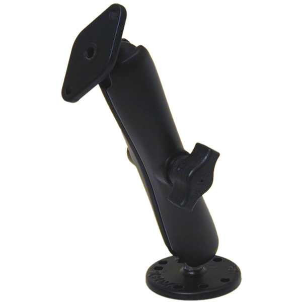 RAM Mount Round Plate with Long Arm Diamond Assembly