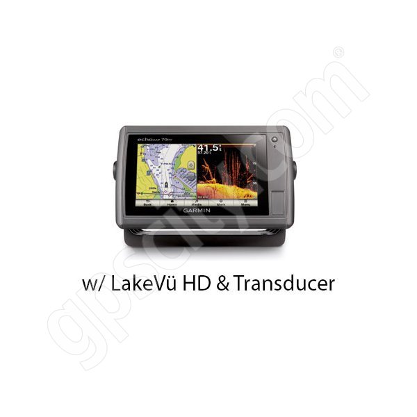 Garmin echoMAP 70dv with Preloaded LakeVu HD and DownVu Transducer