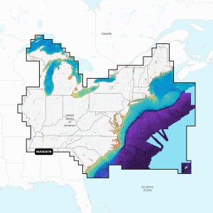 Garmin Navionics Vision Plus US East microSD with SD Adapter NVUS007R