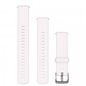 Garmin Quick Release Band 18mm Blush Pink Silicone with Silver Hardware