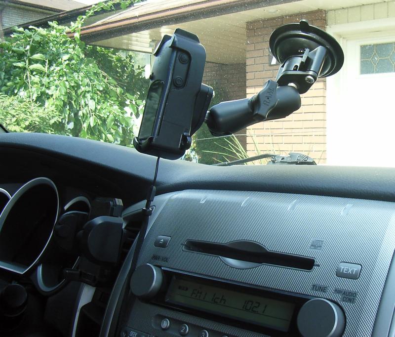 GPS Windshield Mount - eTrex Legend Cx Gallery Article