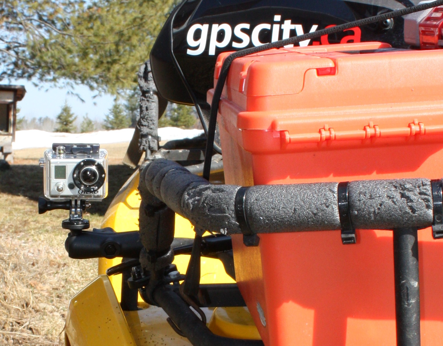 GoPro Camera mounted on ATV Gallery Article