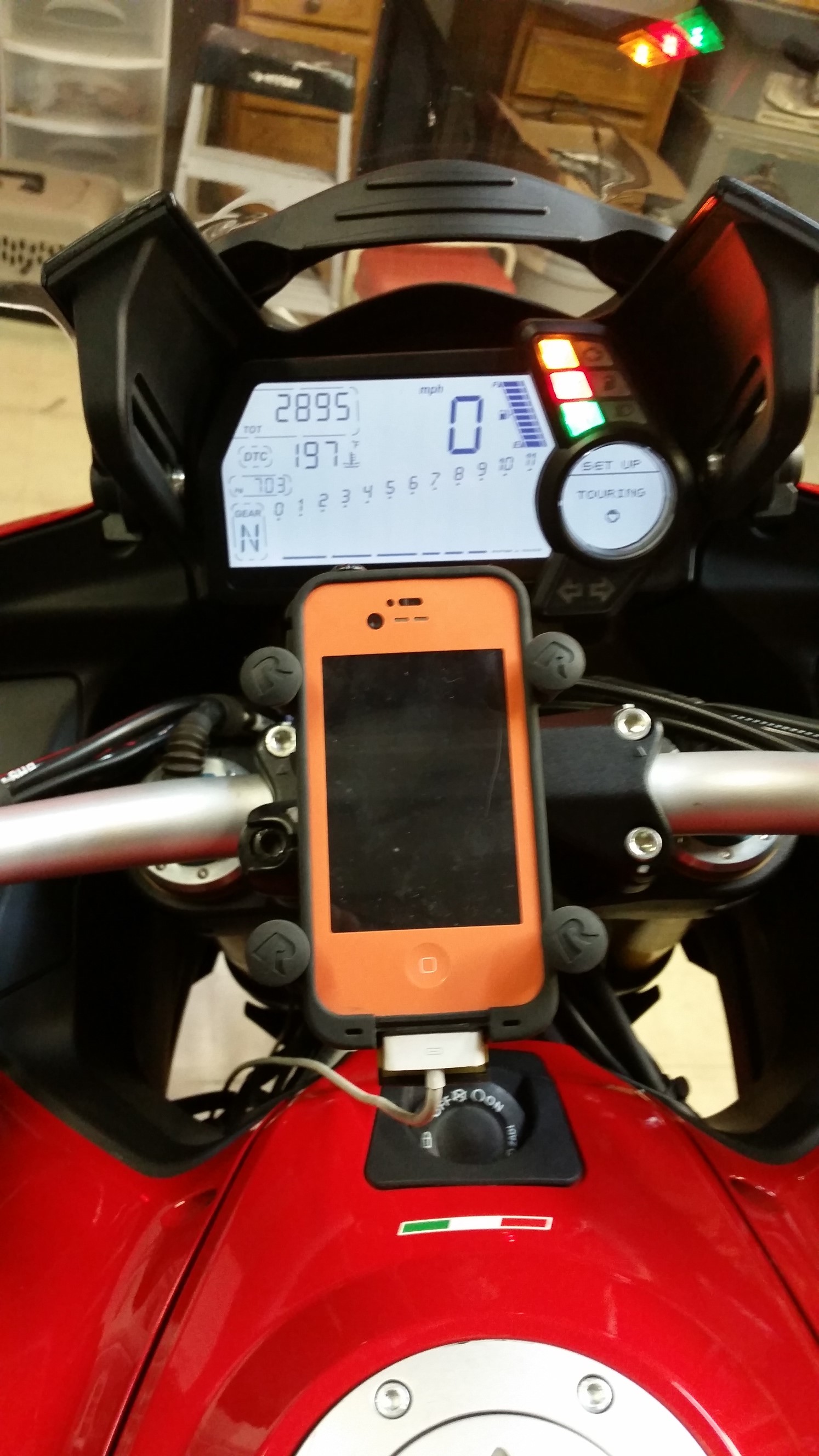 Ram Mount on Ducati MC Gallery Article